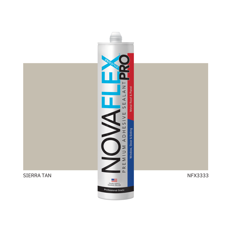 Novaflex Metal Roof Silicone Sealant Sierra Tan